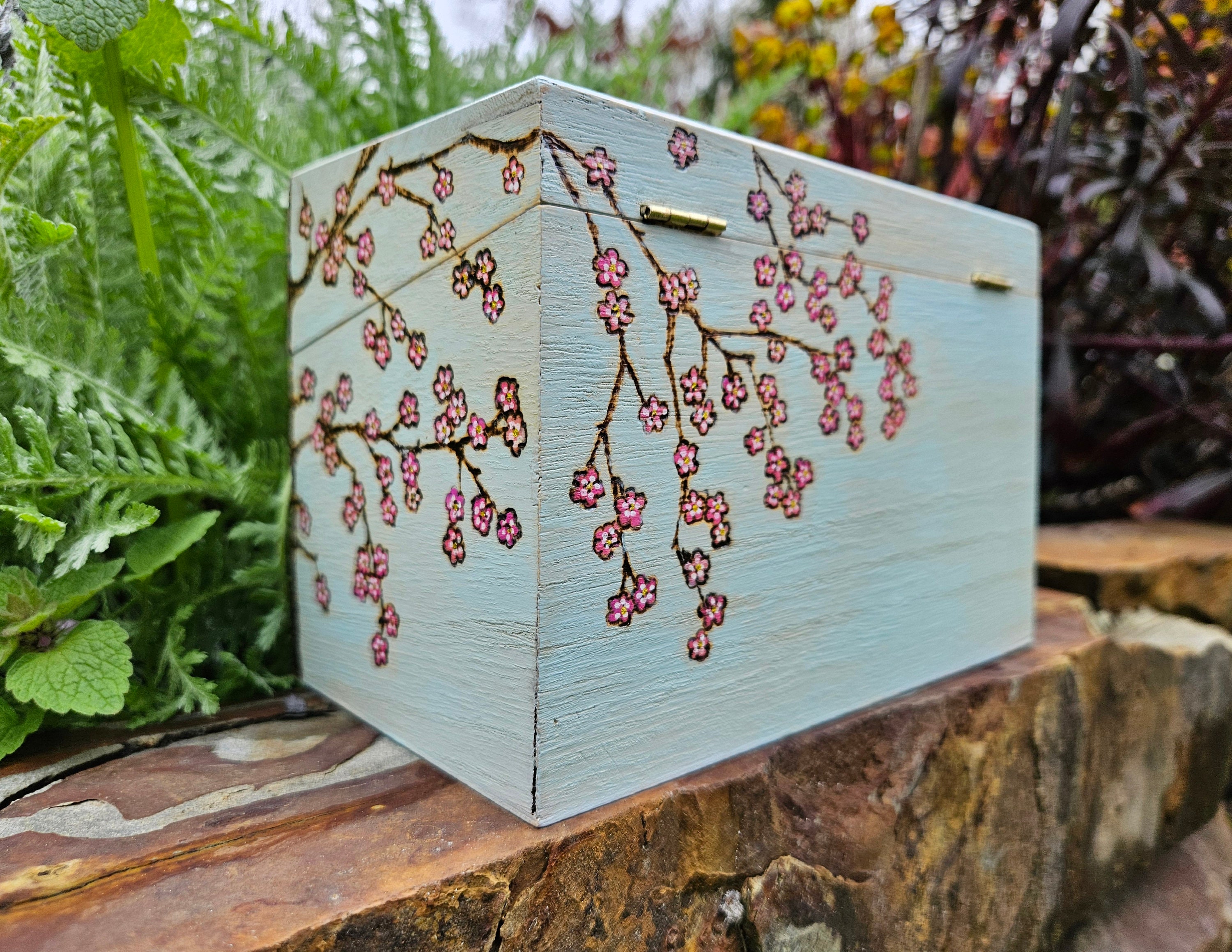 Cherry Blossoms Memory Box - Etsy