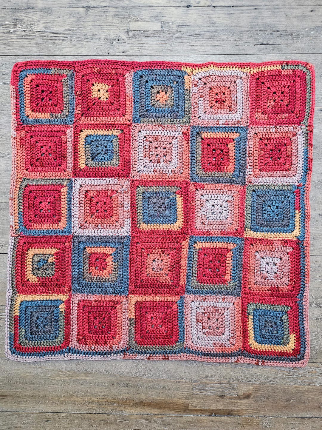 Handmade Pet Blanket – Acrylic, Cotton, Wool Blend (22x22) - Etsy