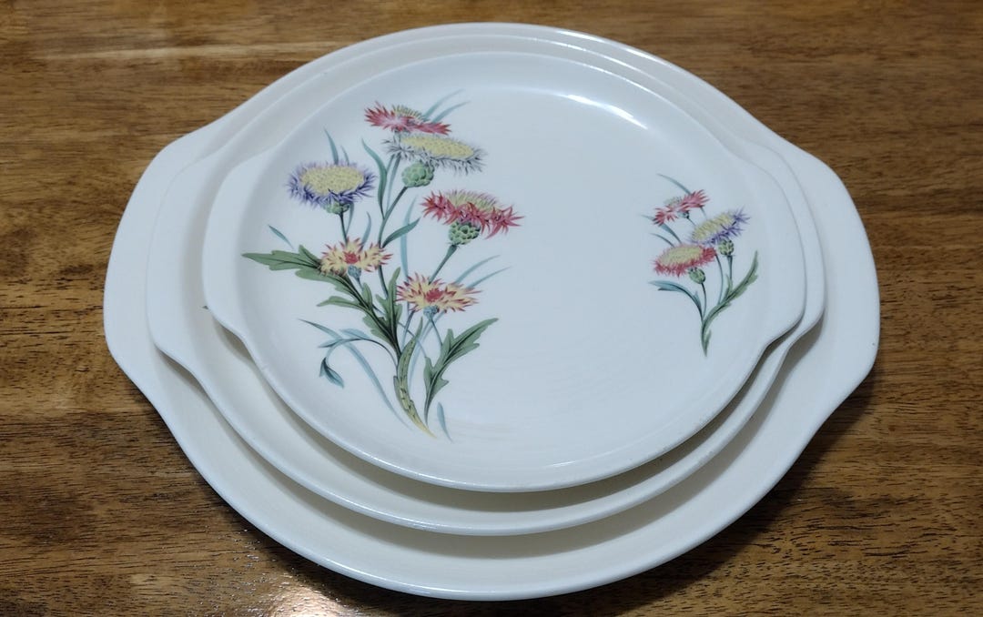 Universal Ballerina Thistle Platter Set of 3 - Etsy