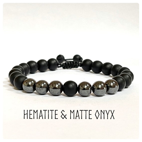 Matte onyx bracelet store