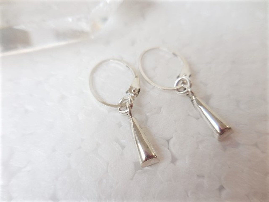 Sterling Silver Leverback Earrings Lightweight Sterling | Etsy