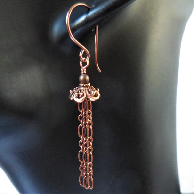 Copper Earrings - Etsy