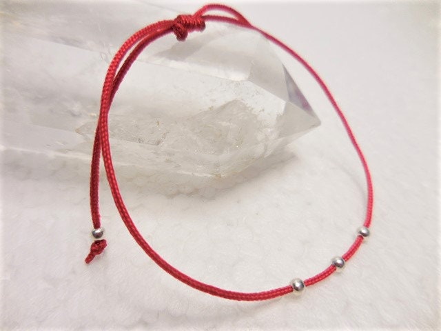 String Bracelet, String Bracelet With Sterling Silver or Gold Filled ...