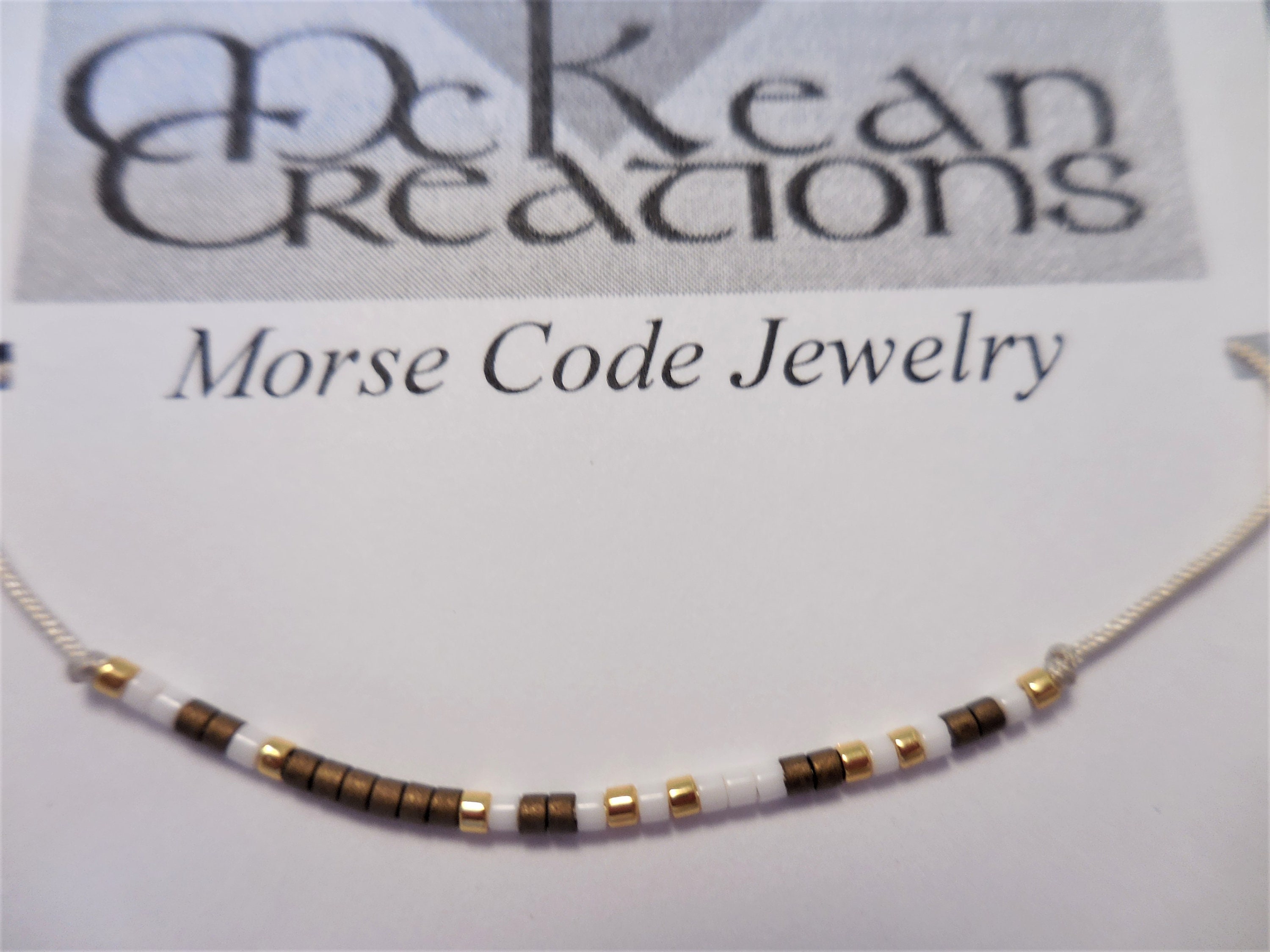 Forever Morse Code Bracelet, String Bracelet, Custom Word Bracelet ...