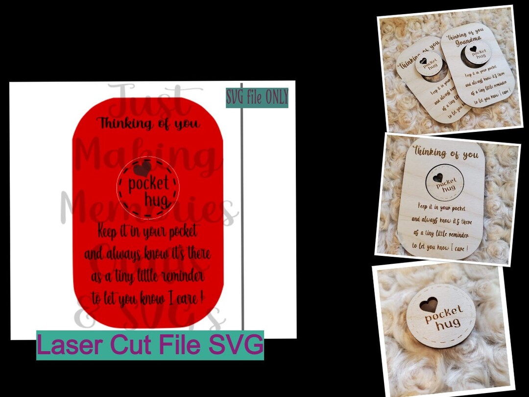Pocket Hug Digital SVG ONLY - Etsy