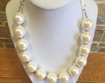 Chunky pearls | Etsy