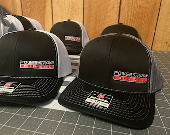 Peterbilt Diesel Trucker Hat Cap Flat Bill Embroidered for Mens Hat ...