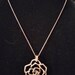 RMN Gold Rose Pendant on Gold Chain - Etsy