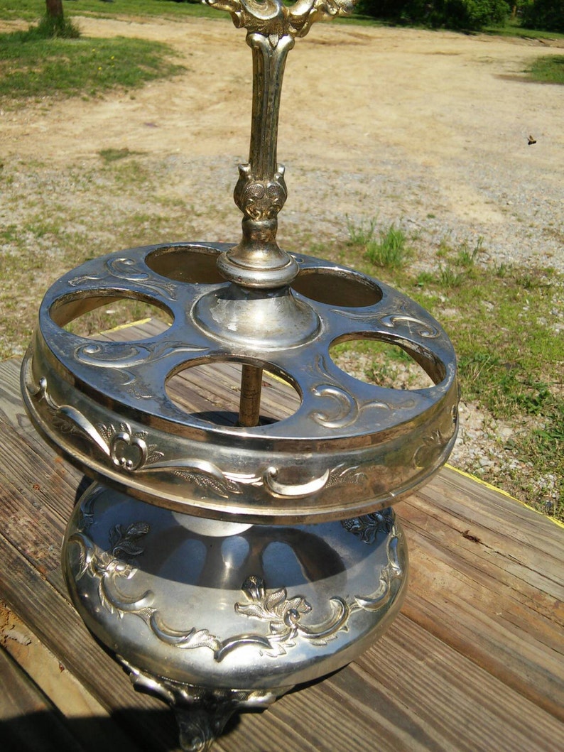 Antique Ruby Red 5 Pc Victorian Style Castor Set With Silver - Etsy