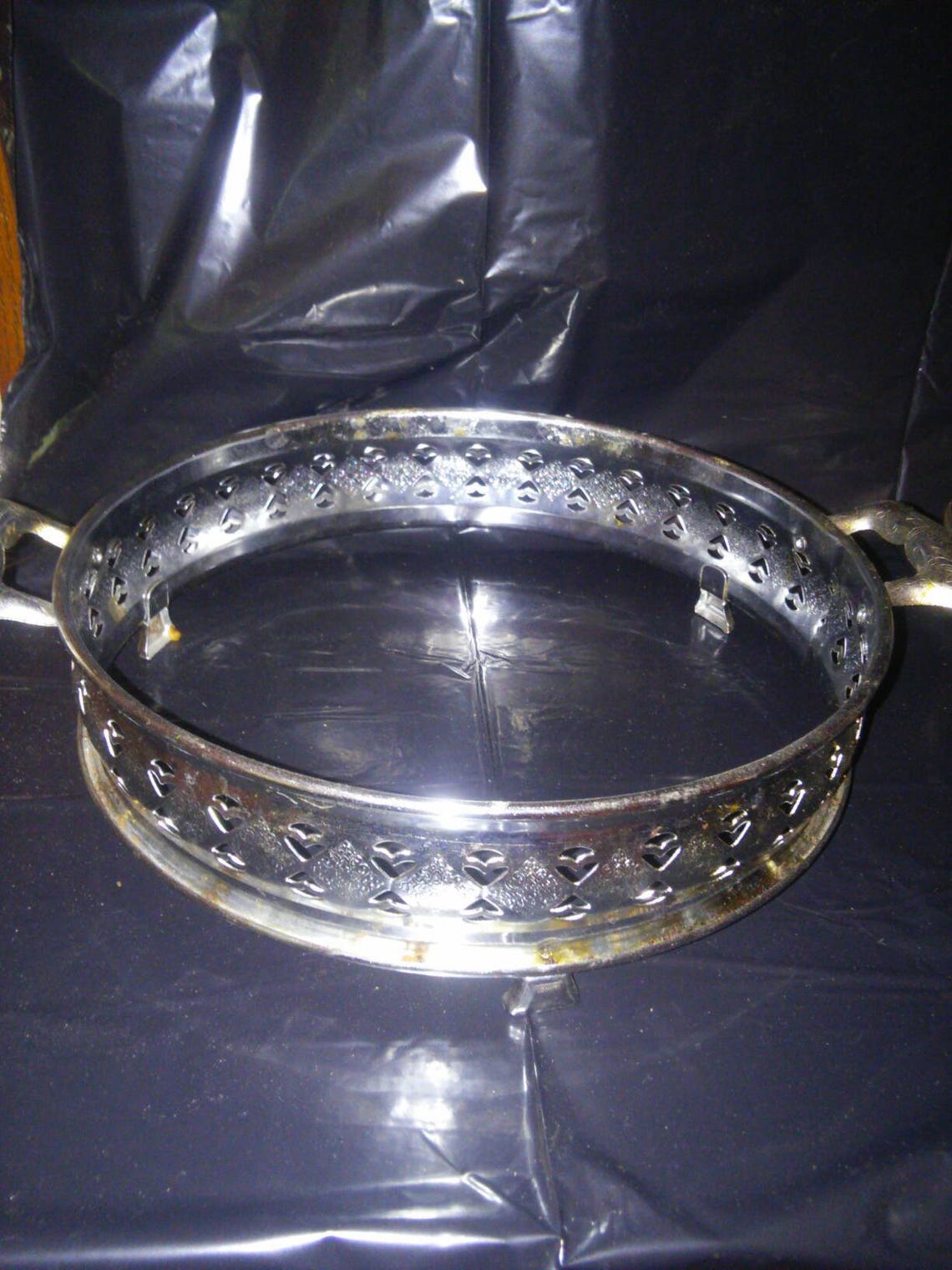 Vintage Deep Dish Pyrex Pie Dish With Metal Surround - Etsy