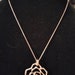 RMN Gold Rose Pendant on Gold Chain - Etsy