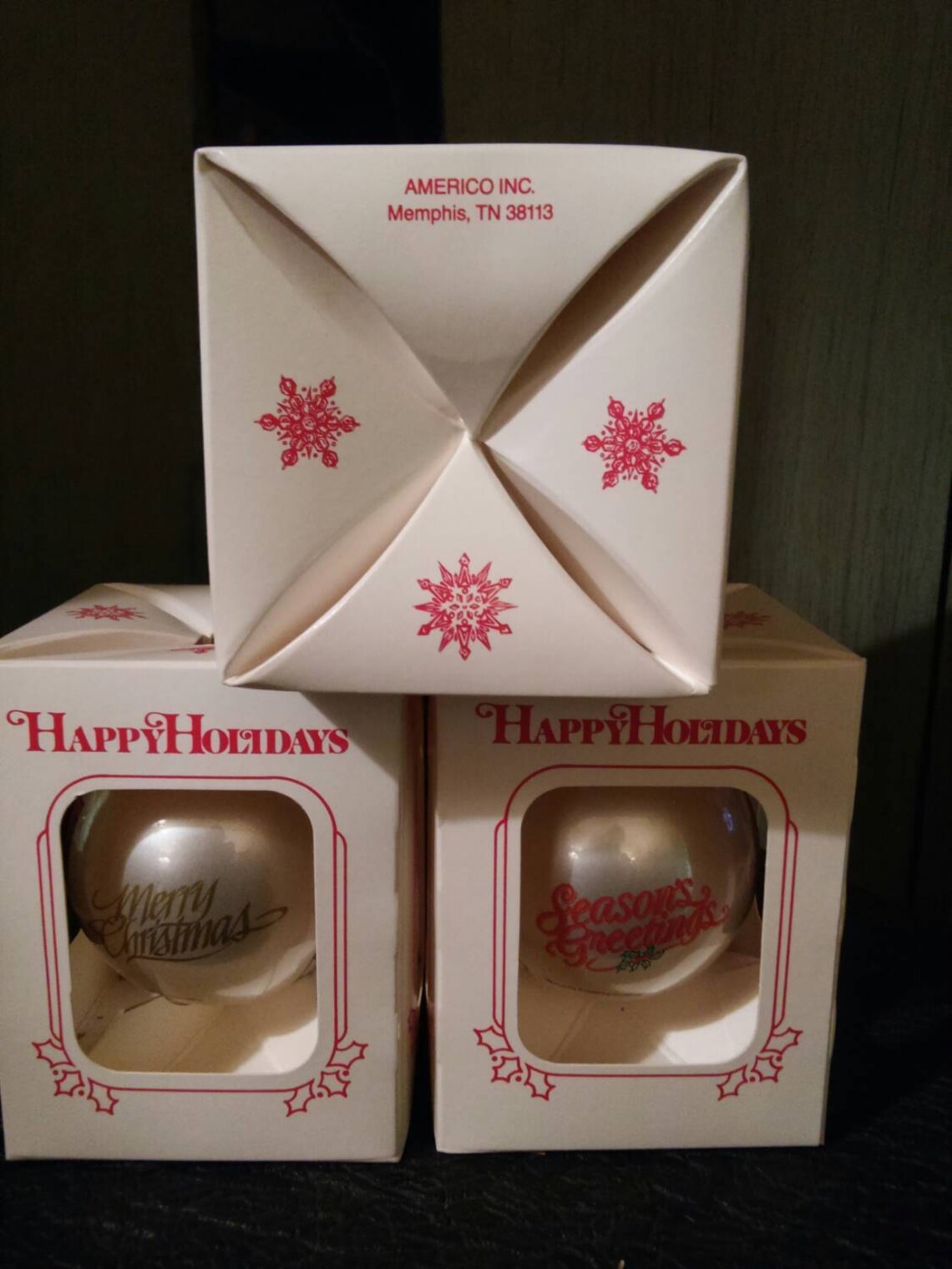 Set of 3 Americo Inc. Ornaments in Original Boxes . | Etsy