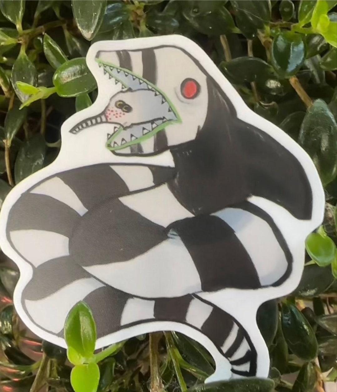 Beetle Bug Worm String Sticker - Etsy