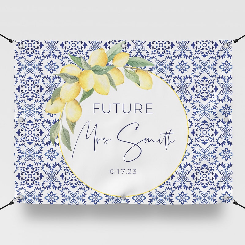 Lemon Backdrop - Etsy