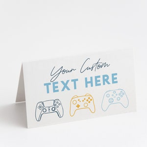 Editable Gaming Party Printable Sign, Video Game Birthday Poster ...