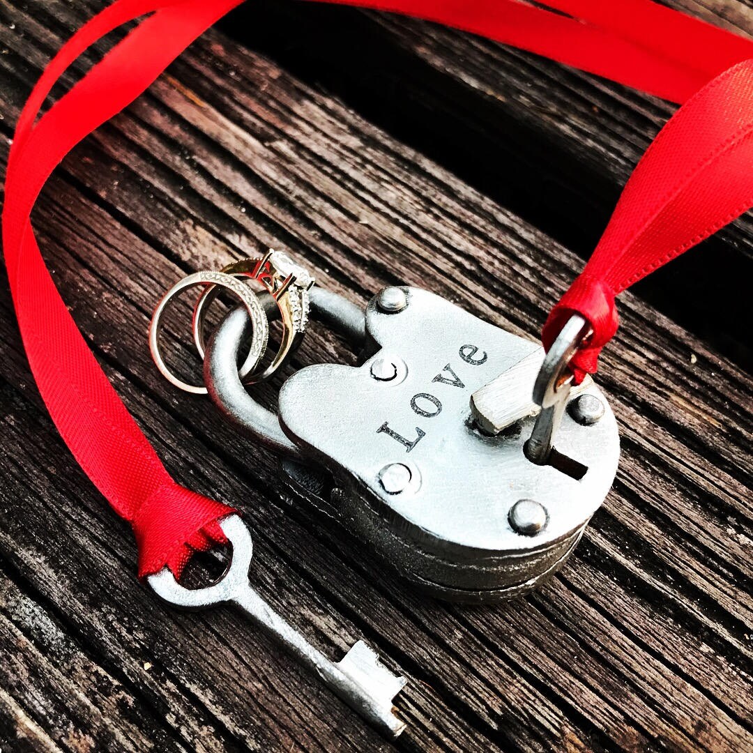 Wedding Gift for the Couple Love Lock Ceremony Personalized - Etsy