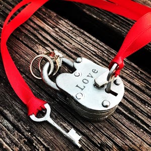 Wedding Gift for the Couple Love Lock Ceremony Personalized Gift Idea ...