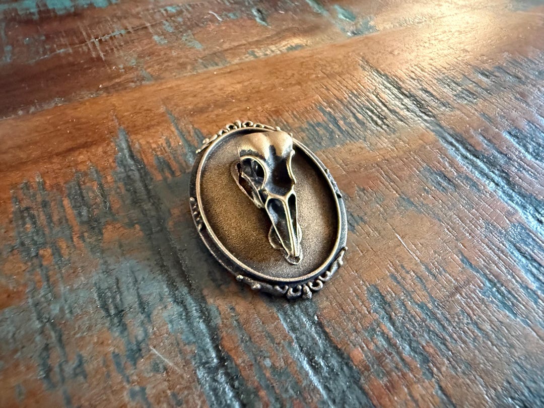 Victorian Bird Skull Brooch - Unique Steampunk Accessory - Etsy