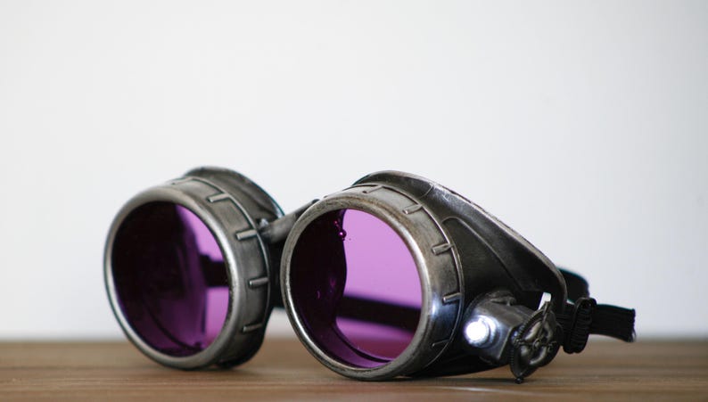 Steampunk Goggles Rave Glasses Victorian Aviator Cosplay Costume ...