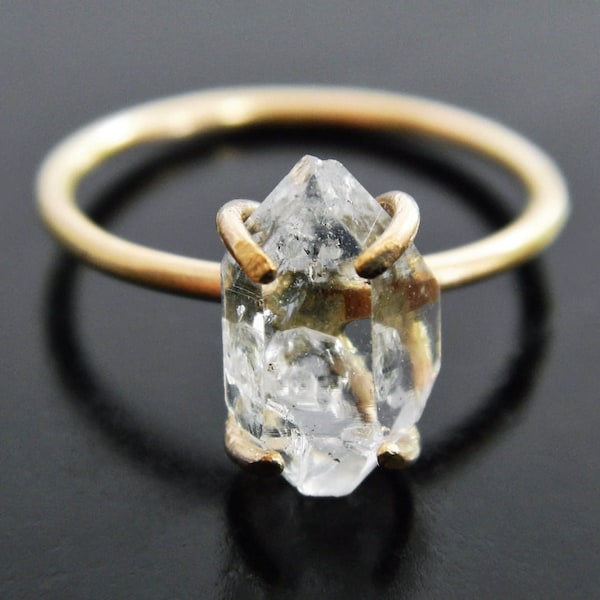 Rough Crystal Ring - Etsy