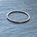 Platinum Wedding Band - Simple Platinum Ring - 1mm Band - Thin Ring ...