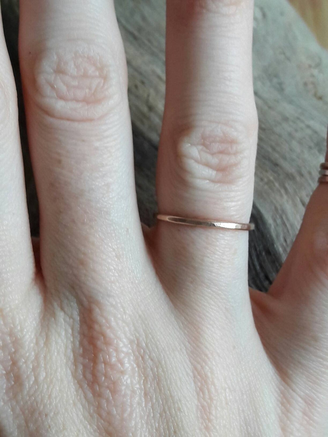 Simple Rose Gold Ring Rose Gold Fill Pink Gold Ring Rose | Etsy