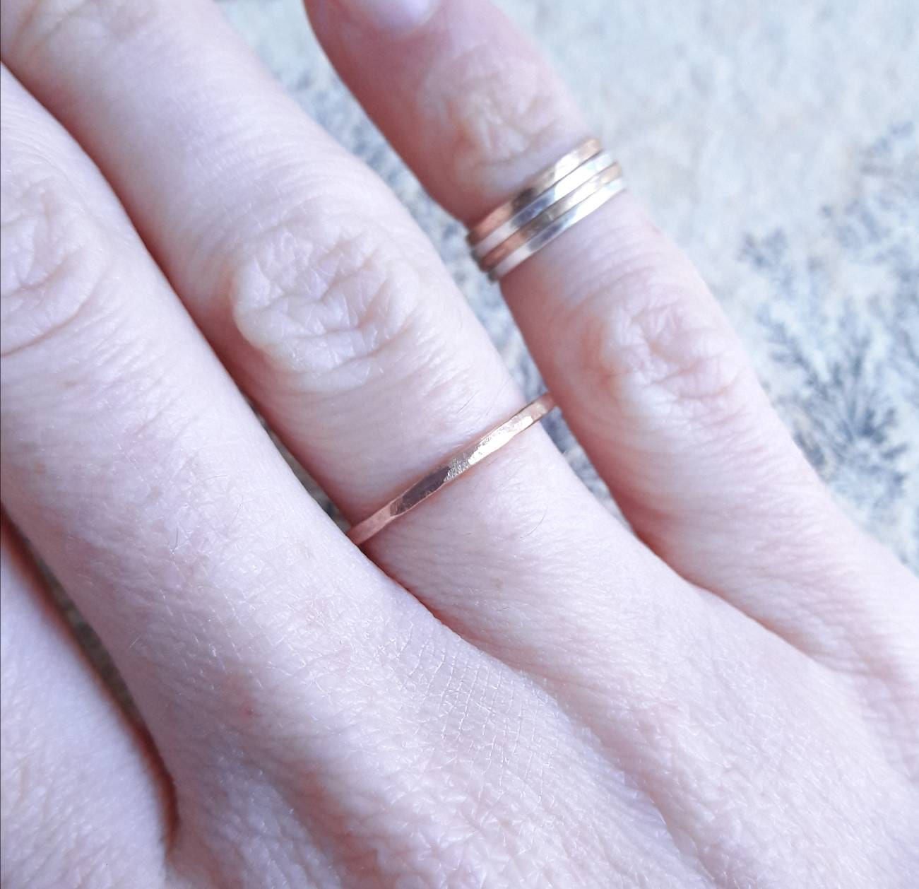 Simple Rose Gold Ring Rose Gold Fill Pink Gold Ring Rose | Etsy