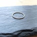 Platinum Wedding Band - Simple Platinum Ring - 1mm Band - Thin Ring ...