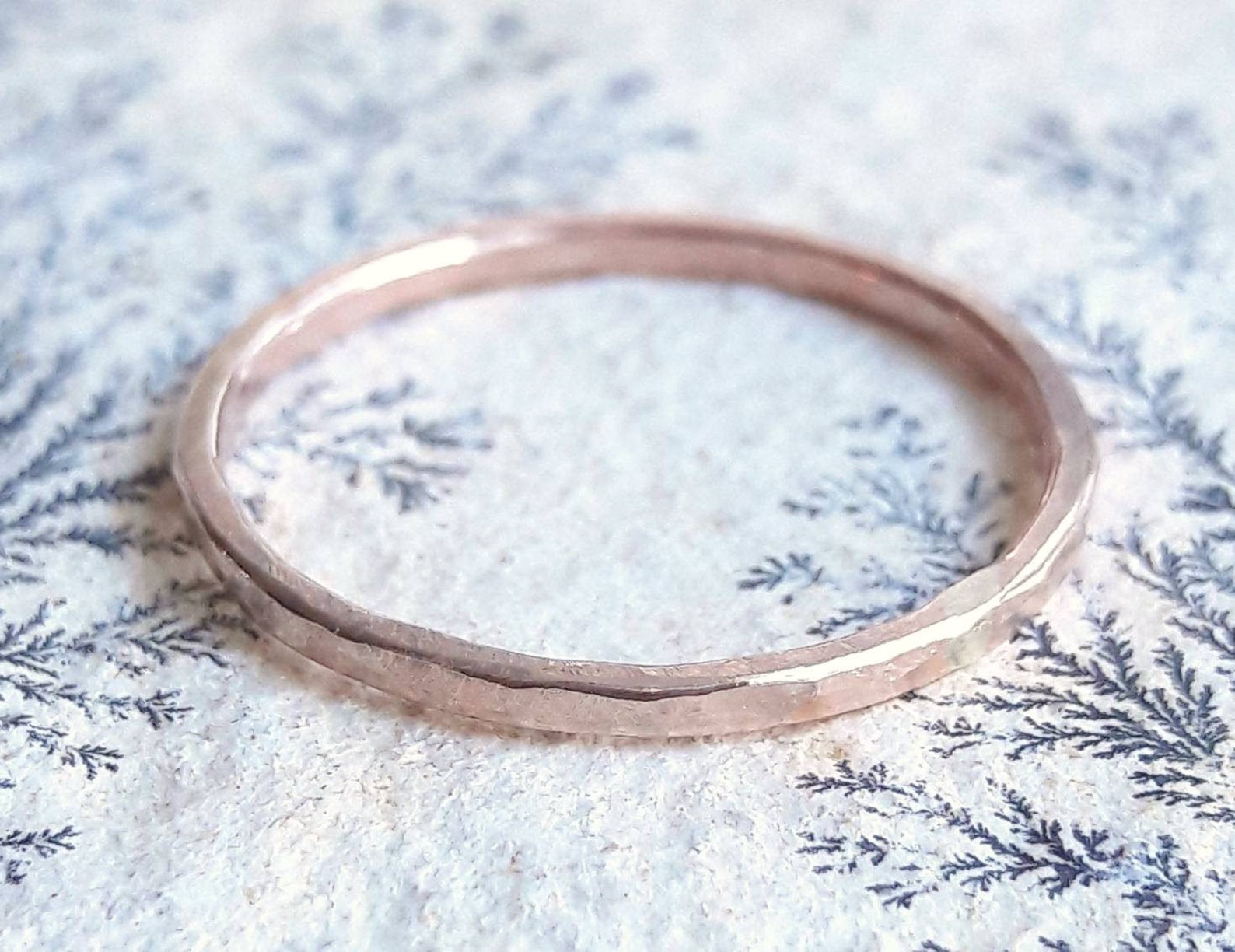 Simple Rose Gold Ring Rose Gold Fill Pink Gold Ring Rose | Etsy
