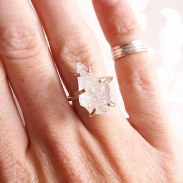 Pink Beryl Ring - Etsy