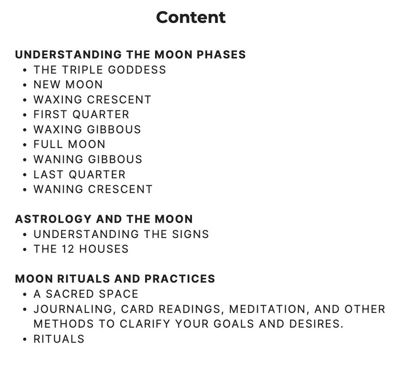 The Moon Workbook - Etsy