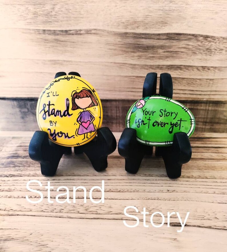 Suicide Awareness Painted Rocks, Mental Health Rocks, Encouraging Gifts ...