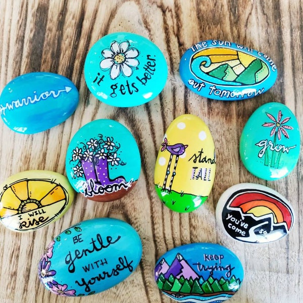 Inspirational Rocks - Etsy