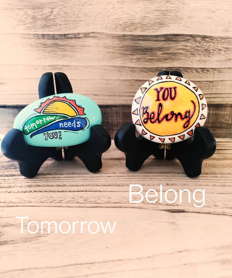 Suicide Awareness Painted Rocks, Mental Health Rocks, Encouraging Gifts ...
