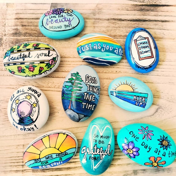 Custom Painted Rocks - Etsy