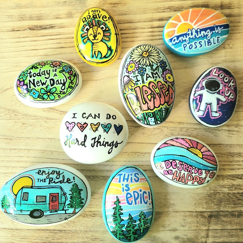 Affirmation Rocks - Etsy