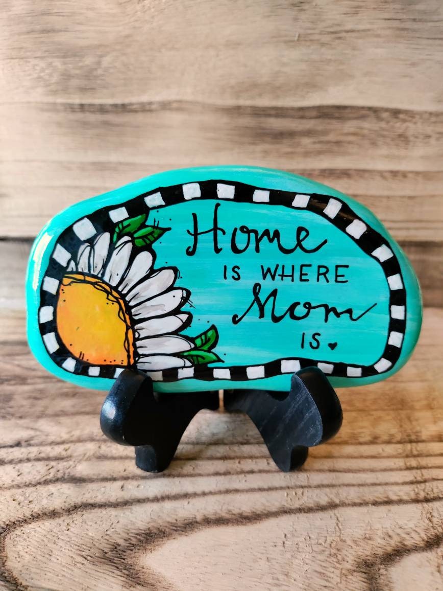 Mother's Day Painted Rock Gift, Gift for Mom, Thoughtful Gift for ...