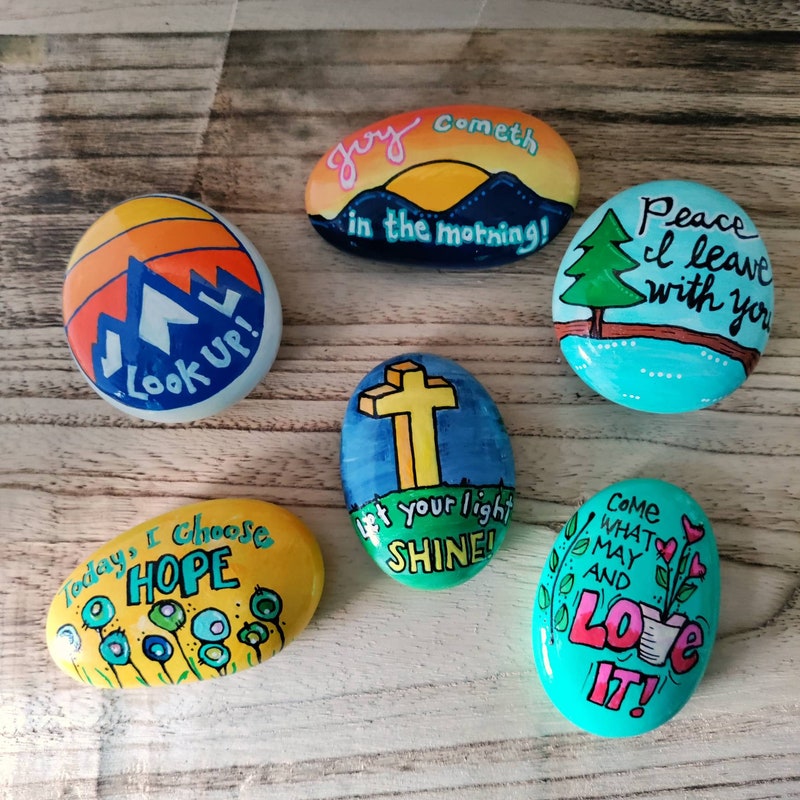 Hand Painted Rocks - Etsy