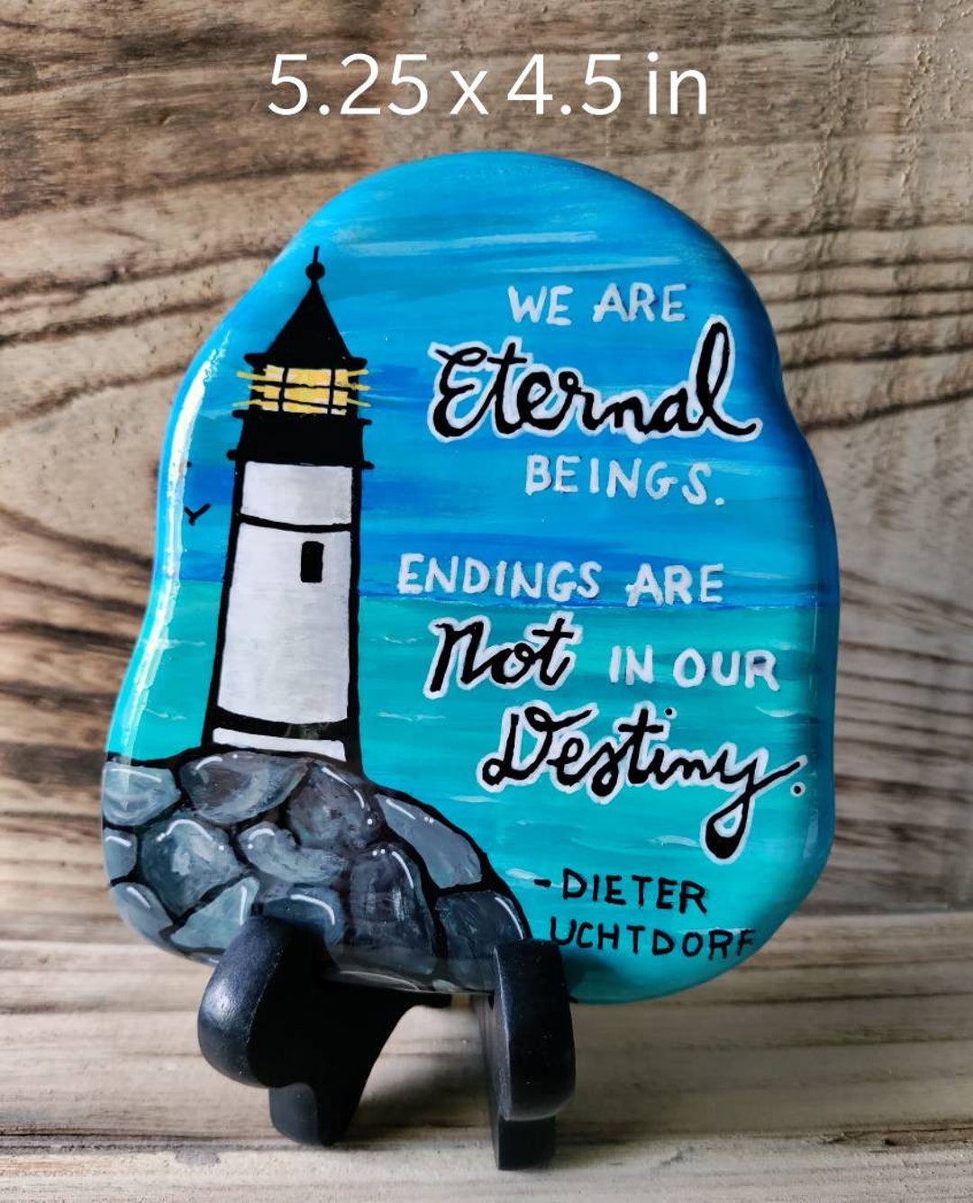 Painted Rock Bereavement Gift, Faith-based Sympathy Gift, Grief Gift ...