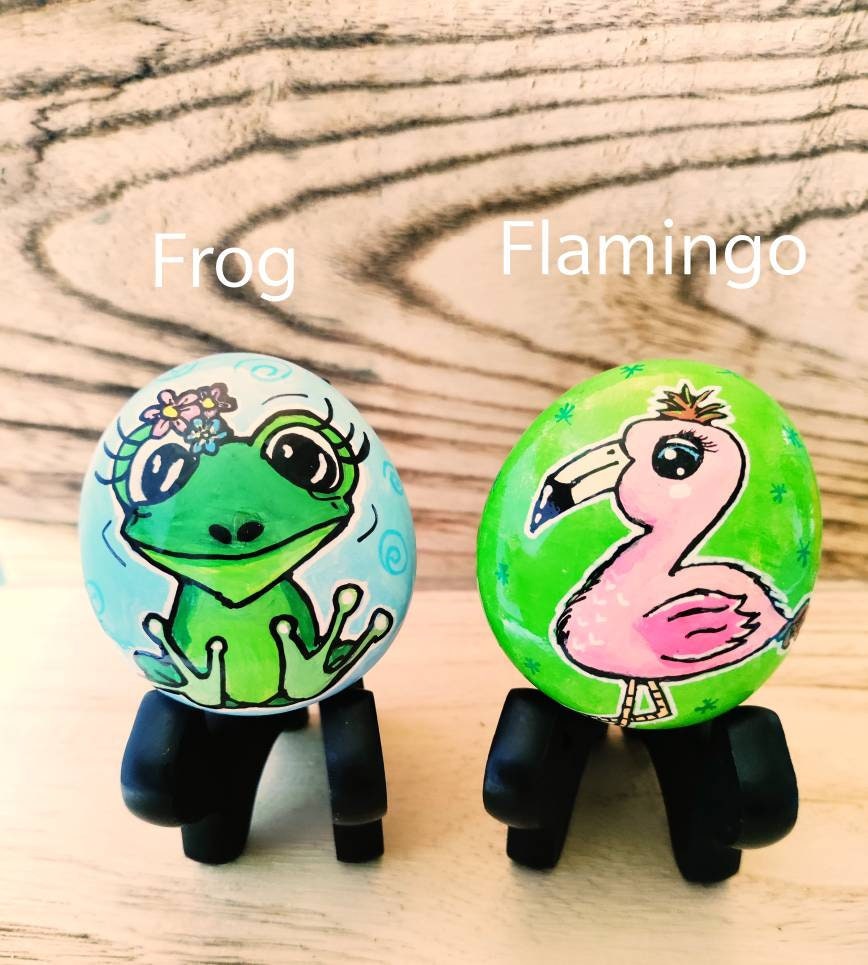 Baby Animals Painted Rocks Inspirational Gifts Happy Rocks - Etsy
