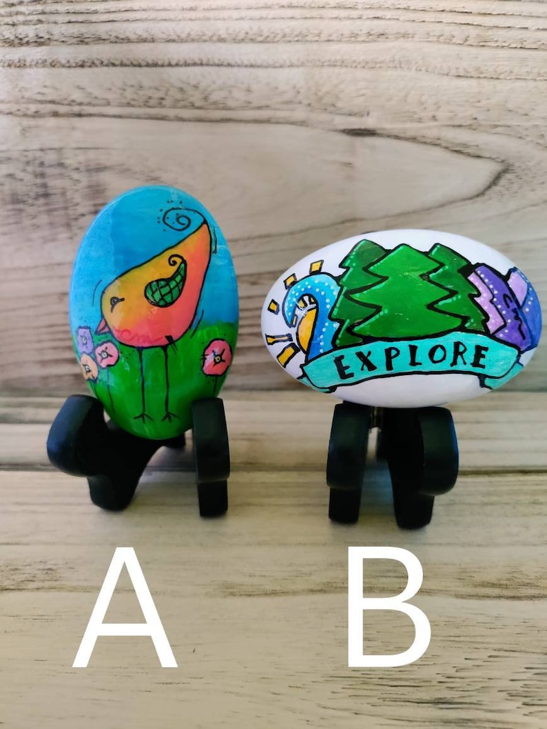 Hand-painted Kindness Rocks: Inspirational Art, Sunshine, Flowers ...