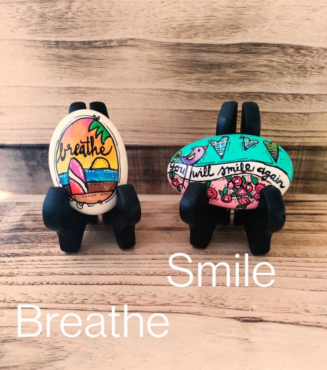 Suicide Awareness Painted Rocks, Mental Health Rocks, Encouraging Gifts ...