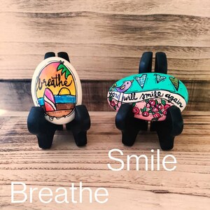 Suicide Awareness Painted Rocks, Mental Health Rocks, Encouraging Gifts ...