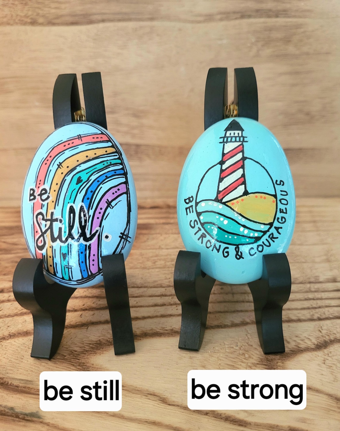Hand-painted Inspirational Rocks: Motivational Quote Gifts - Etsy