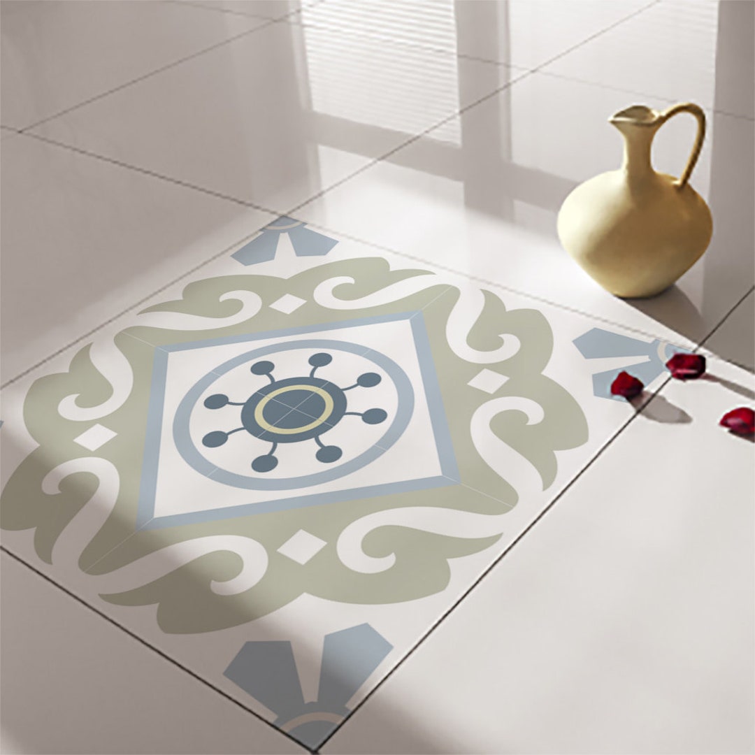 Floor Tile Decals/stickers, Vinyl Decals, Vinyl Floor, Self Adhesive ...