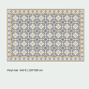 Vinyl Kitchen Mat, PVC Kitchen Mat, Non Absorbent Vinyl, Oriental ...