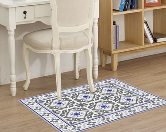 PVC Kitchen Mat, Vinyl Kitchen Mat, Modern Kitchen Floor Accessory, Non ...