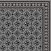 Black & Gray PVC Vinyl Mat , Geometric Design, Kitchen Mat, Livingroom ...