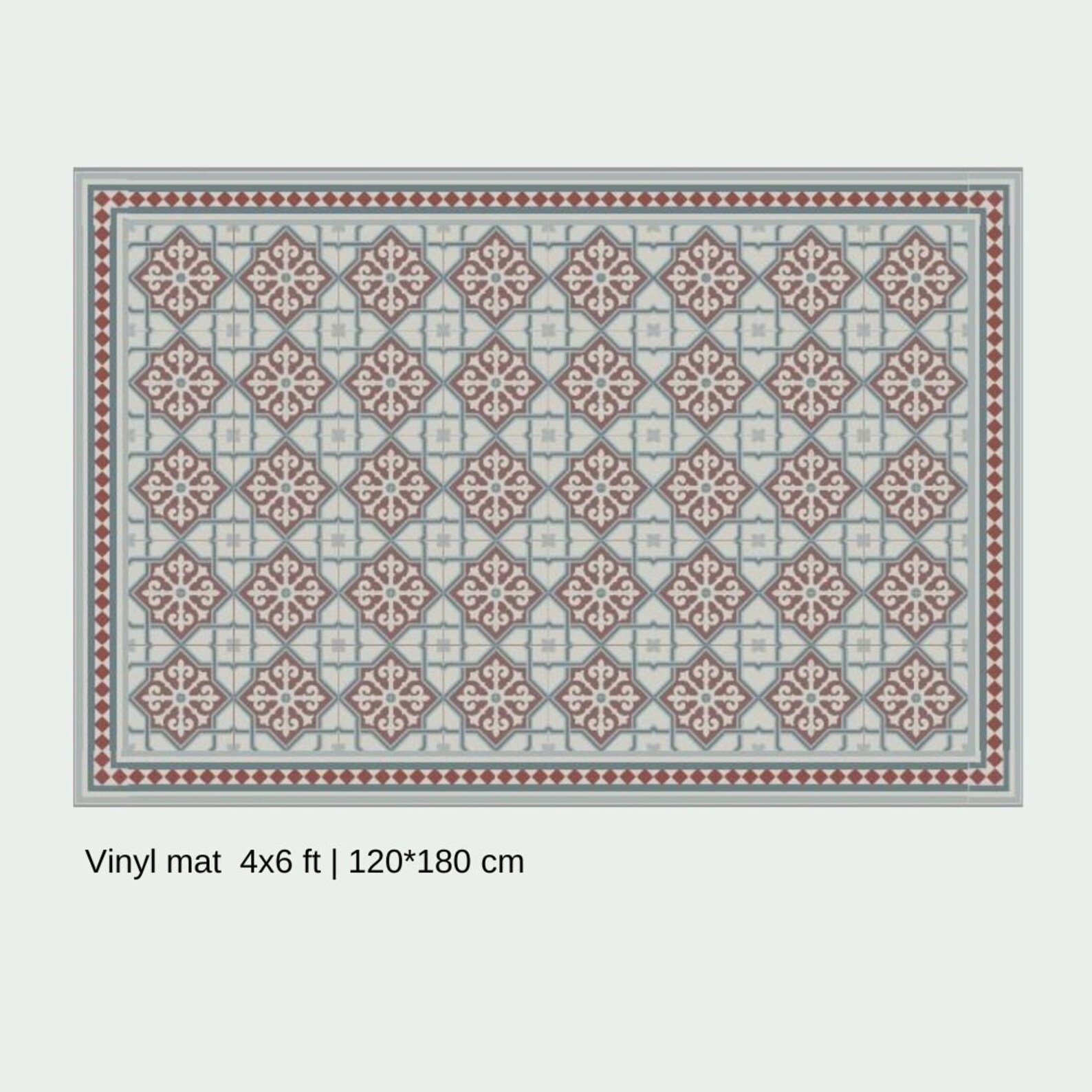 Vinyl Kitchen Mat Modern Linoleum Kitchen Rug Non Absorbent - Etsy