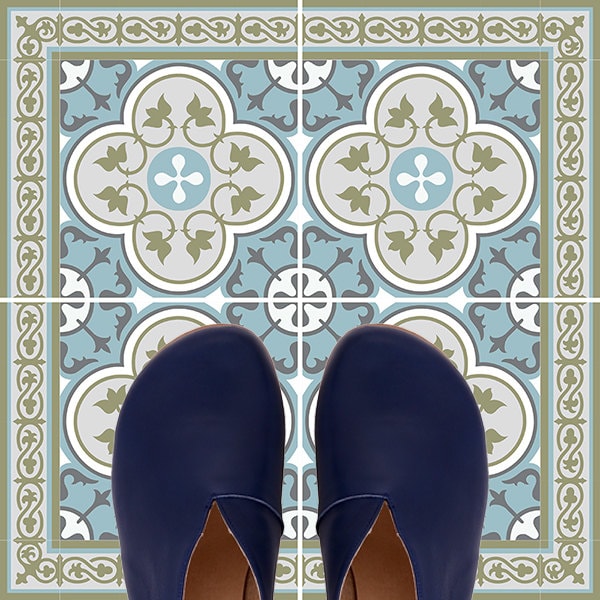 Floor Tile Decals/stickers, Vinyl Decals, Vinyl Floor, Self Adhesive ...